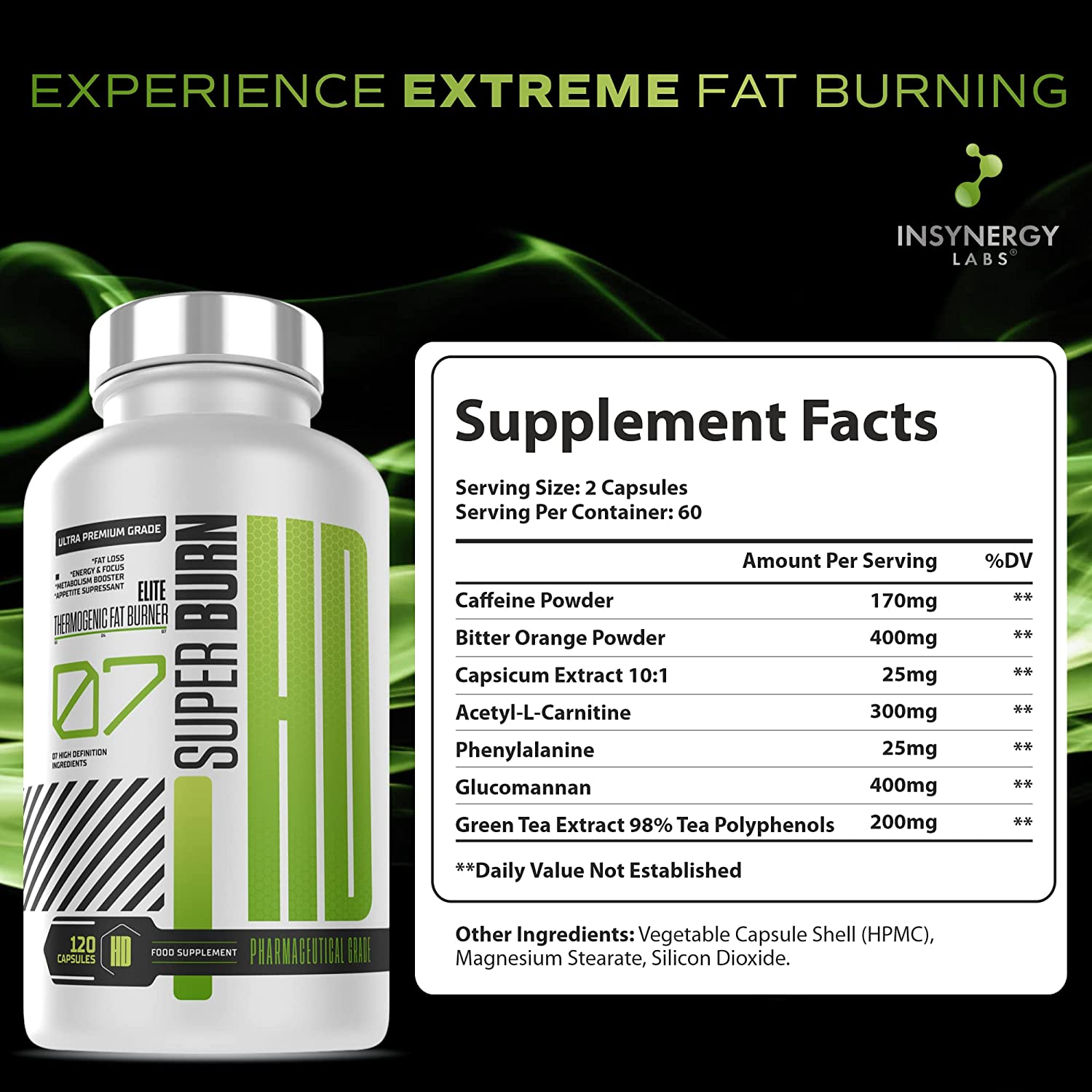 Super Burn HD Fat Burner – Insynergy Labs
